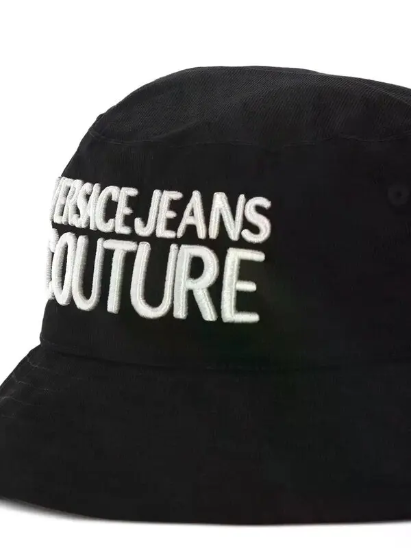 Versace Embroidered Logo Bucket Hat