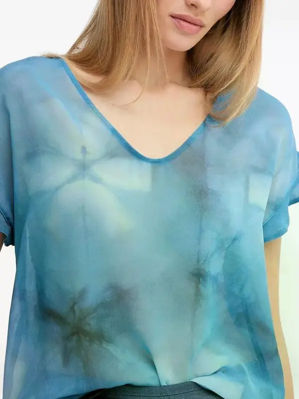 SANDRO FERRONE Abstract-pattern Print Blouse