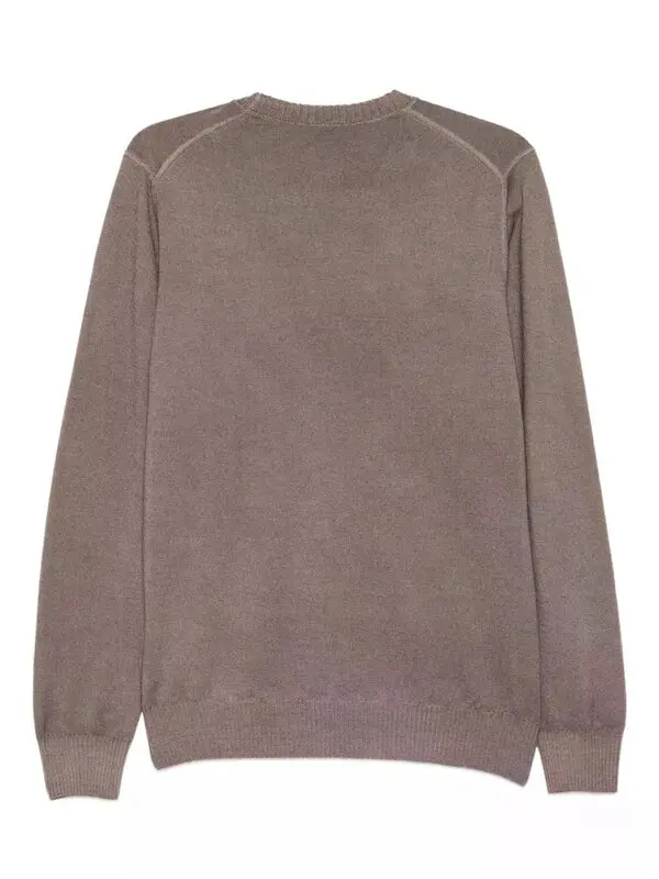 FAY Crew-neck Wool Sweater - Neutrals