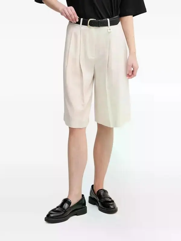 JOOP! Pleated Front Logo Shorts