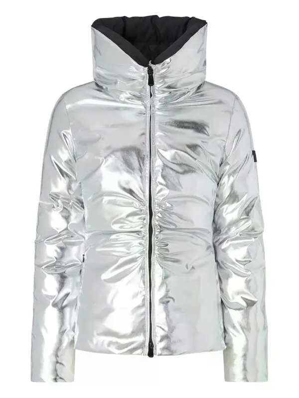 Pinko Metallic High-neck Jacket