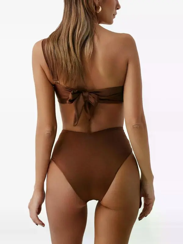 SOFIA ERHAN Hera Ring-detail Bikini - Brown