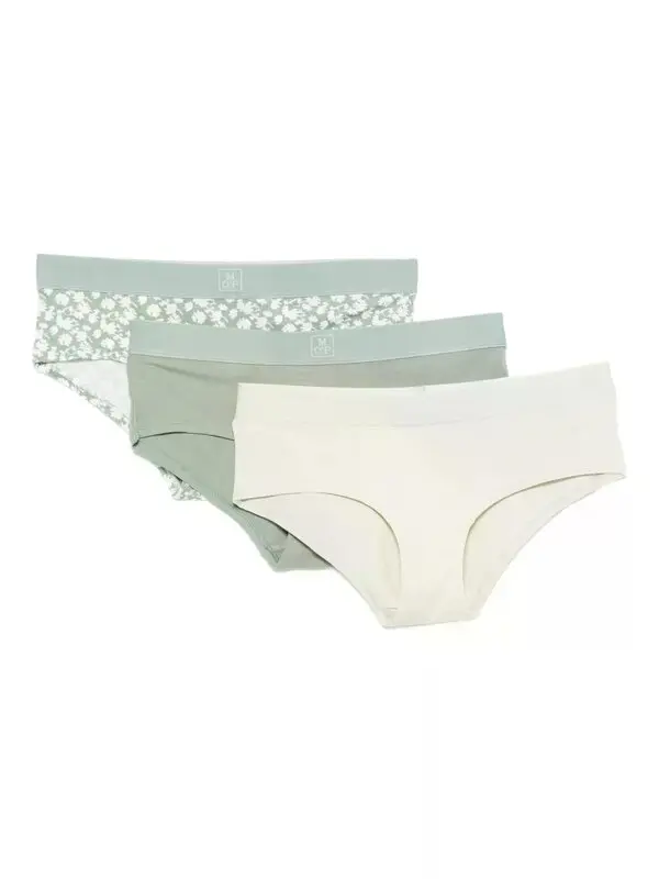 Marc O'polo Floral-print Briefs - Green