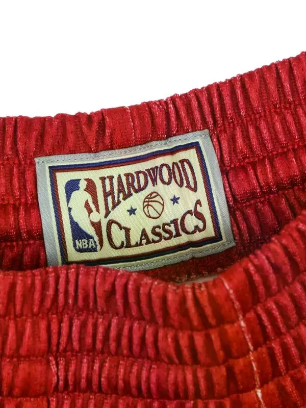 Mitchell & Ness Logo-print Shorts - Red