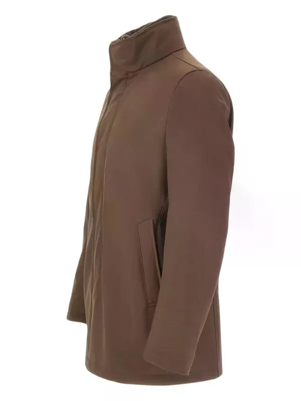 Herno Stand-collar Parka - Brown