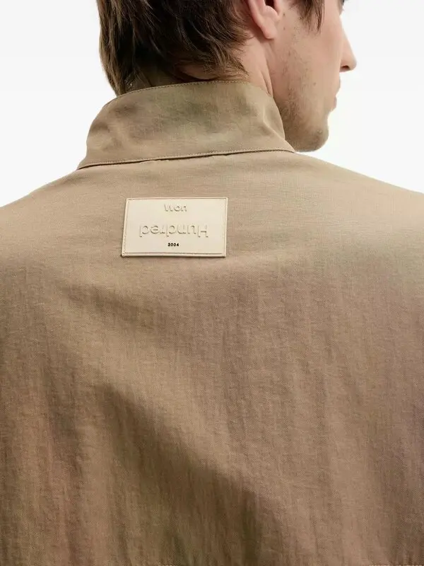 WON HUNDRED Zip-up Jacket With Ribbed Cuffs