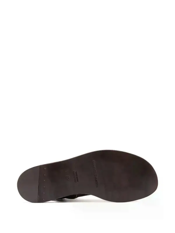 Officine Creative Itaca 033 Leather Slingback Sandals