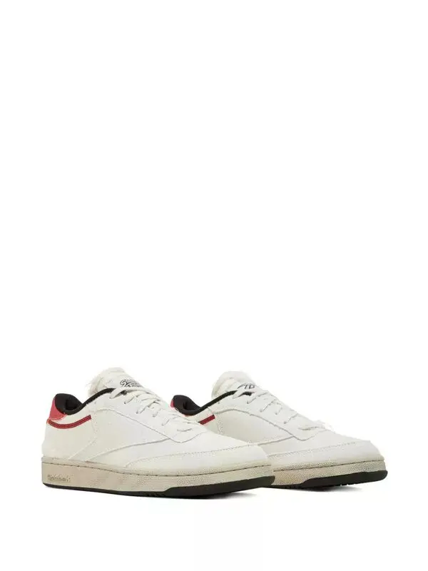 REEBOK Club C 85 Frayed-detail Sneakers - Neutrals