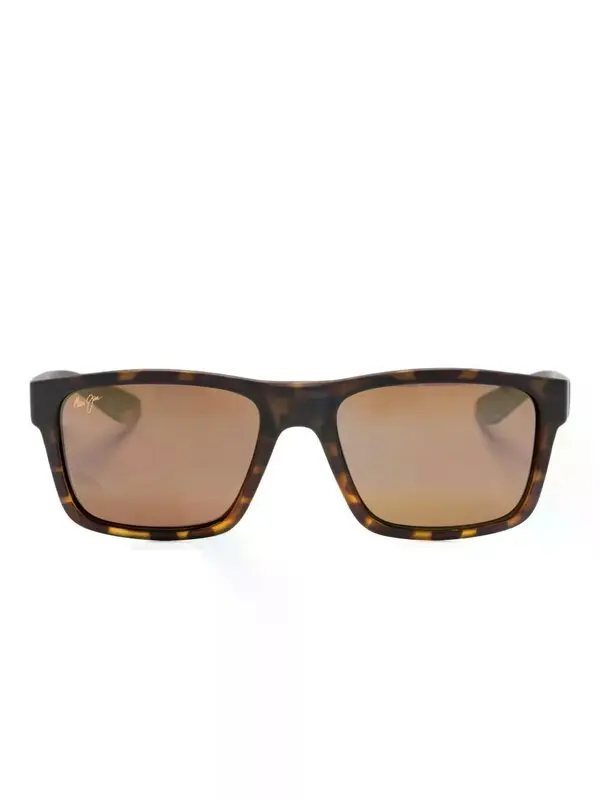 Maui Jim Rectangle Frame Sunglasses - Black