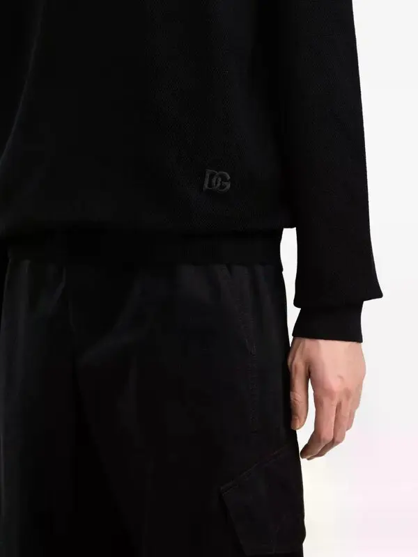 Dolce & Gabbana Logo Detail Wool Sweater