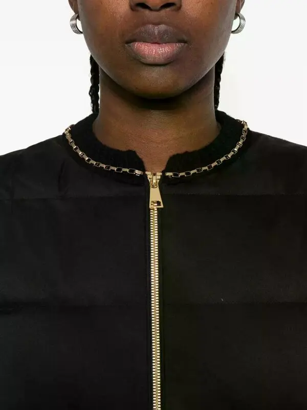 Moncler Quilted Chain-trimmed Puffer Jacket
