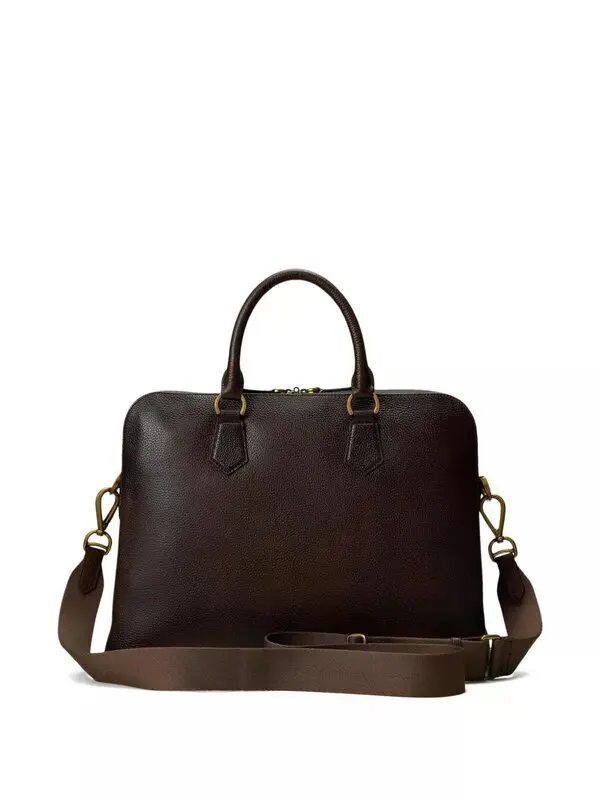 Polo Ralph Lauren Pebbled-leather Briefcase