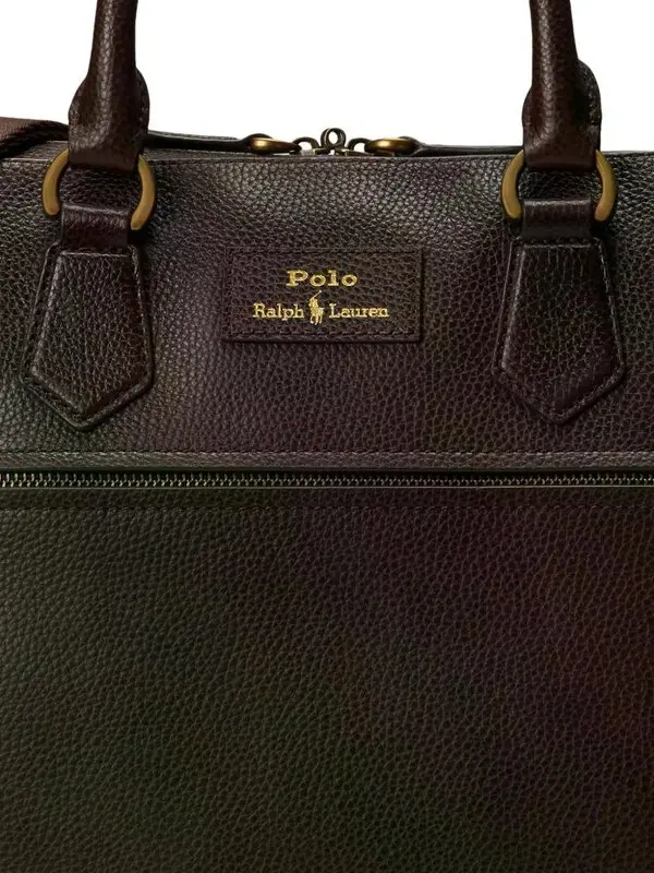 Polo Ralph Lauren Pebbled-leather Briefcase