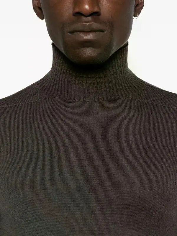 Rick Owens High-neck Wool Sweater