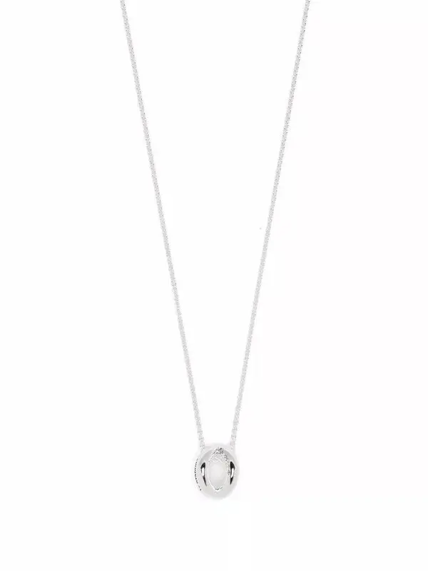 Le Gramme Sterling Entrelacs Pendant Necklace - Silver