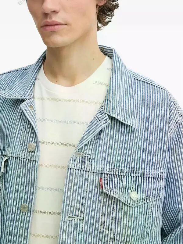 LEVI'S Striped Denim Jacket