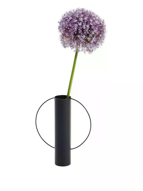 TRE PRODUCT Circular-detail Vase - Black
