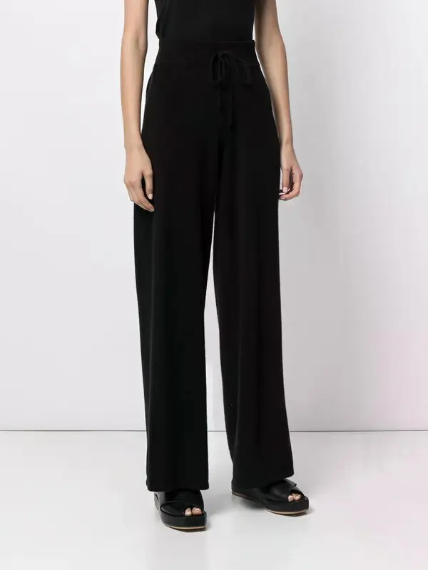 LISA YANG Wide-leg Cashmere Track Trousers