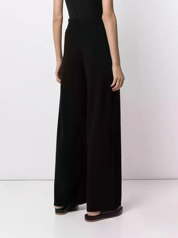 LISA YANG Wide-leg Cashmere Track Trousers