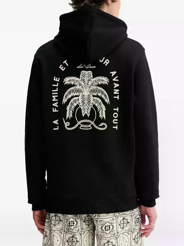 LES DEUX Embroidered Hoodie