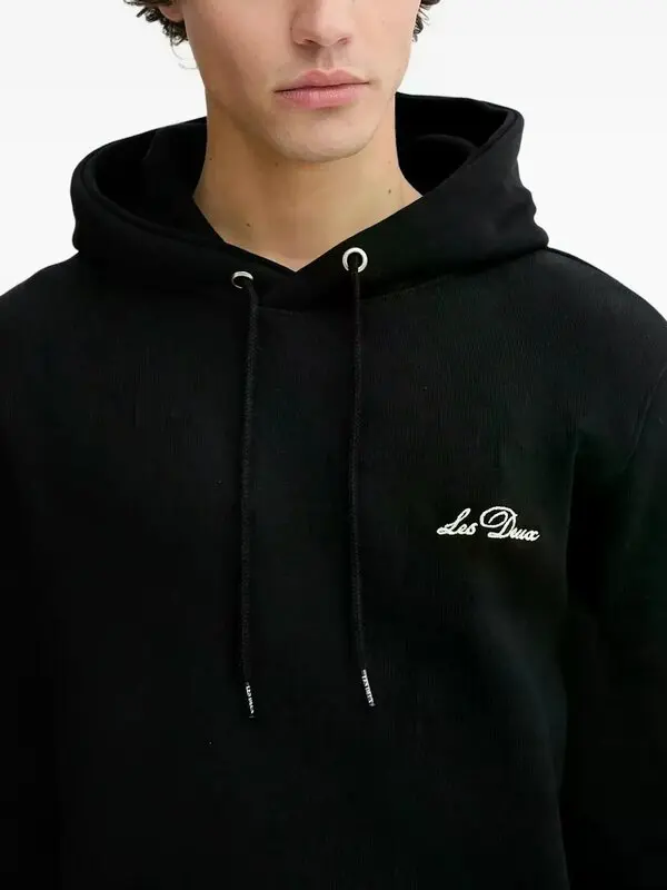 LES DEUX Embroidered Hoodie