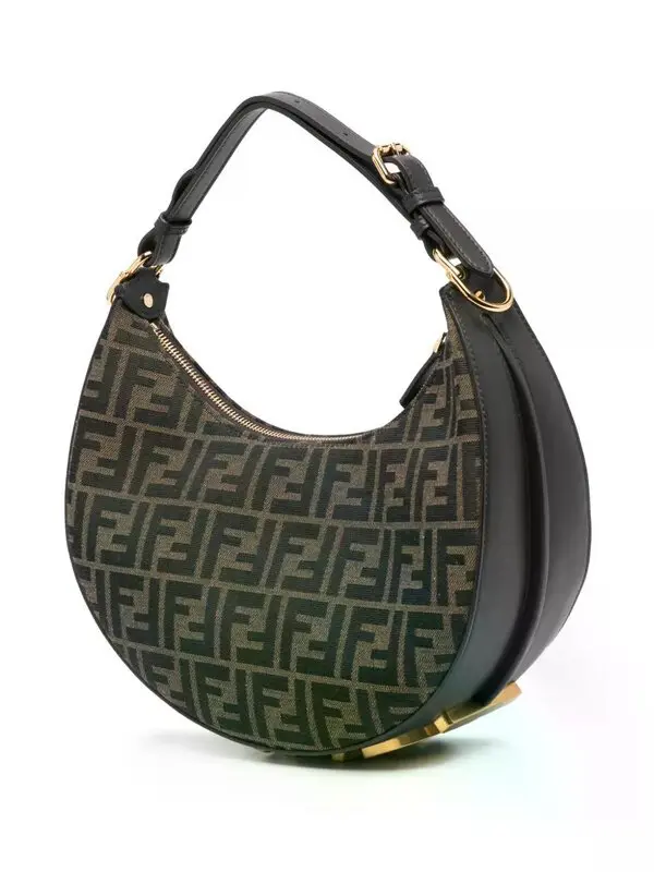 Fendi Graphy Shoulder Bag - Brown