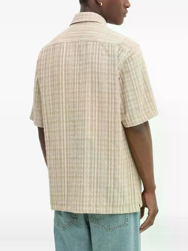 SAMSOE SAMSOE Checked Short-sleeve Shirt