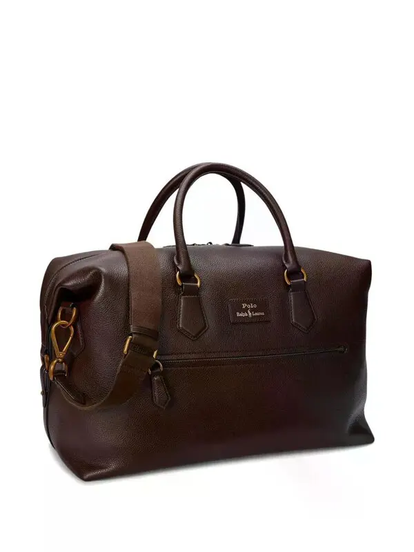 Polo Ralph Lauren Pebbled Leather Duffle Bag