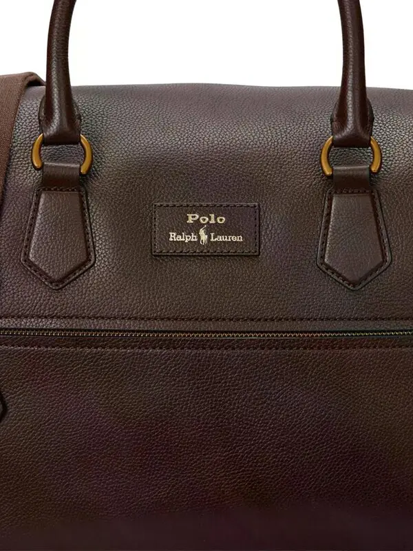 Polo Ralph Lauren Pebbled Leather Duffle Bag