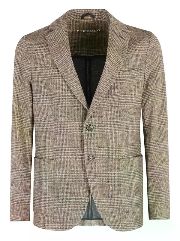 CIRCOLO 1901 Checked Two-button Blazer