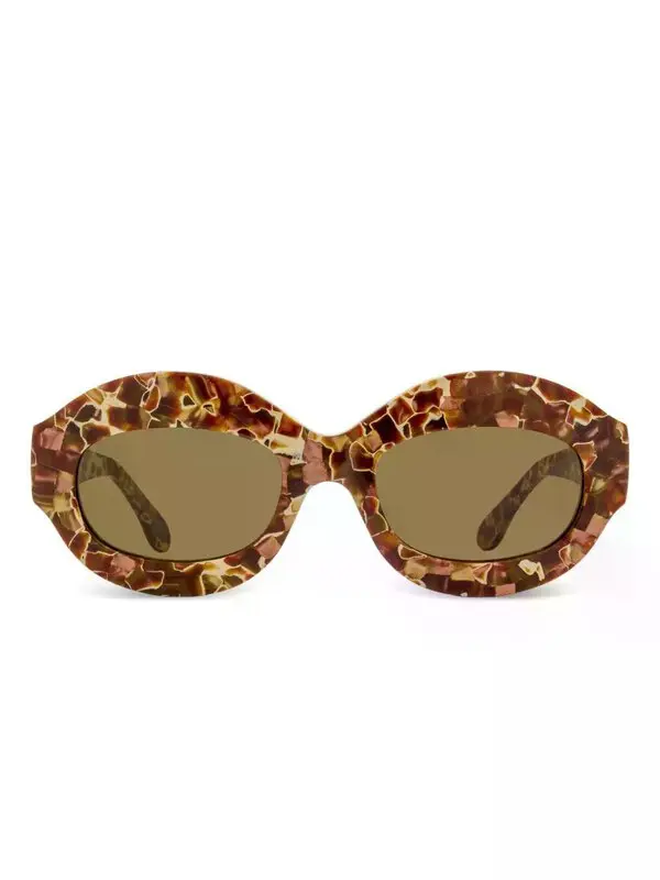 Marni Ik Kil Cenote Sunglasses - Brown