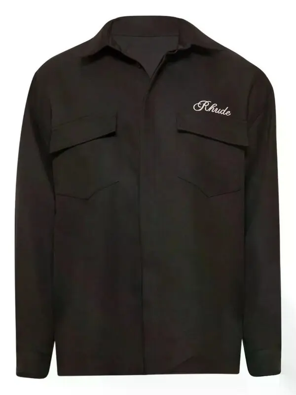 Rhude Embroidered-logo Shirt
