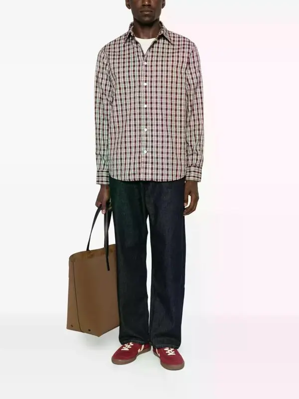 Nn07 Colby Checked Cotton Shirt