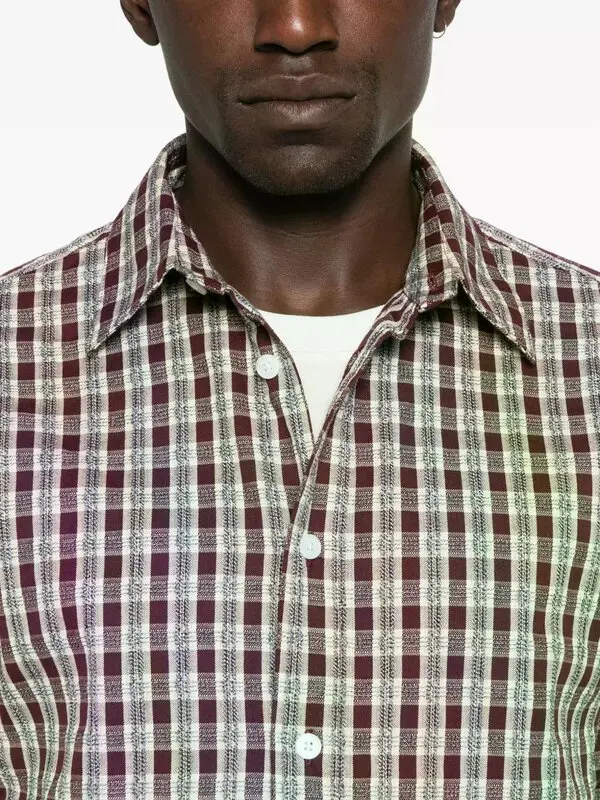 Nn07 Colby Checked Cotton Shirt