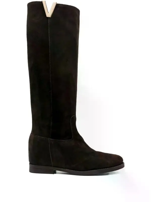 JULIE DEE Knee-high Suede Boots