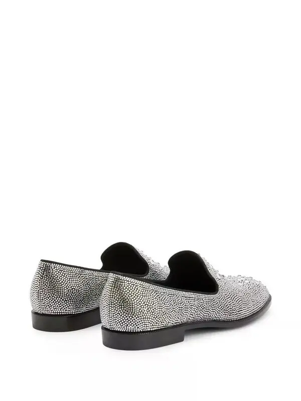 GIUSEPPE ZANOTTI Anthime Crystal-embellished Loafers