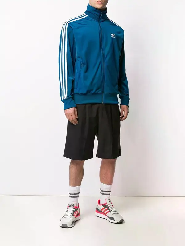Adidas Zipped Sweat Jacket - Blue