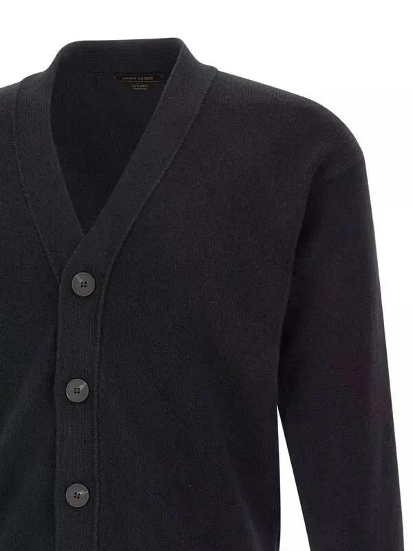 GRAN SASSO V-neck Wool Cardigan
