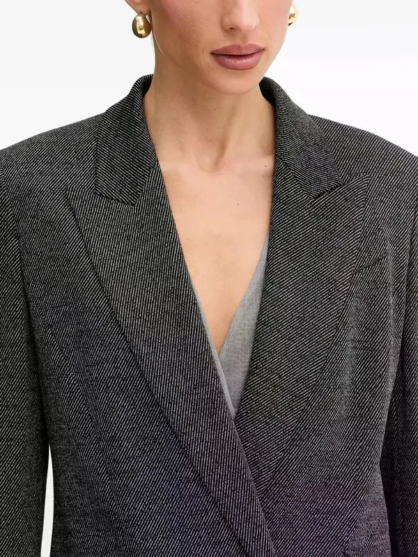 BOSS Pinstripe Peak-lapel Blazer