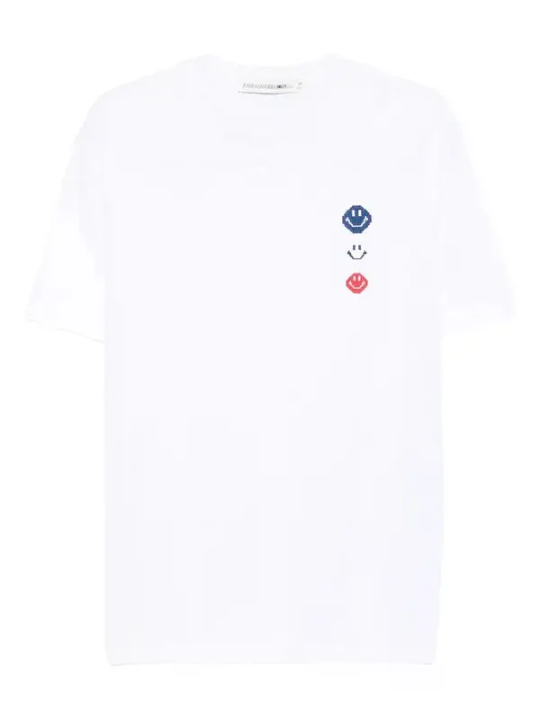 Joshua Sanders Embroidered Cotton T-shirt - White