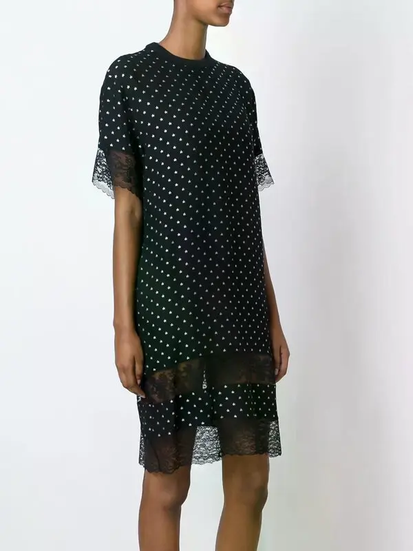 Givenchy Lace Panel T-shirt Dress