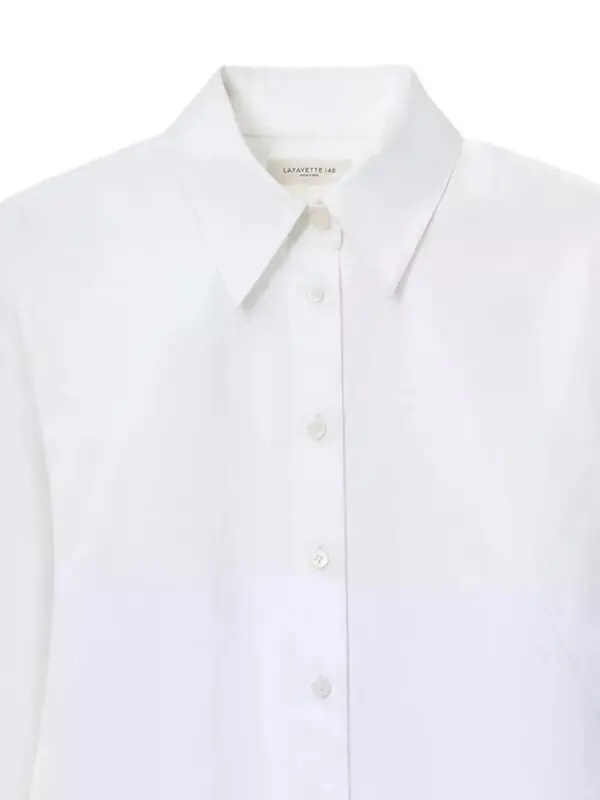 Lafayette 148 New York Curved Wide-cuff Shirt