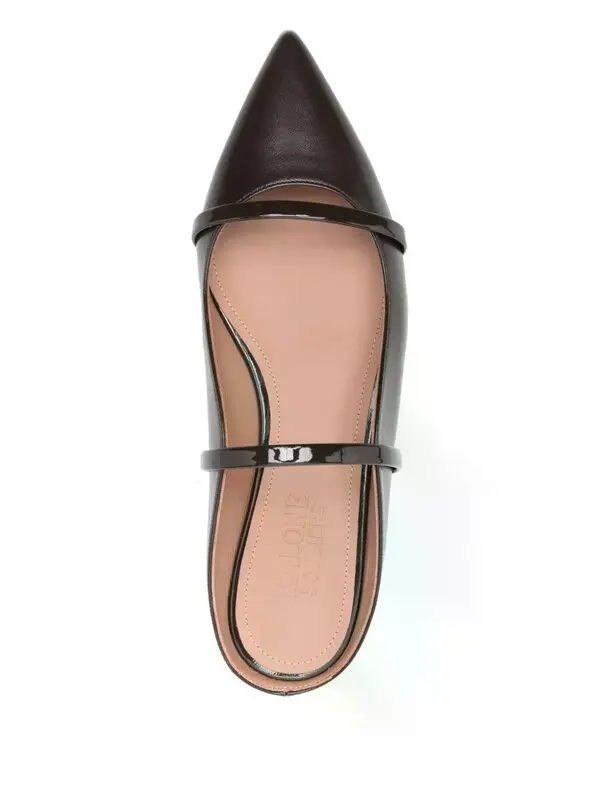 MALONE SOULIERS Maureen Leather Flat Mules