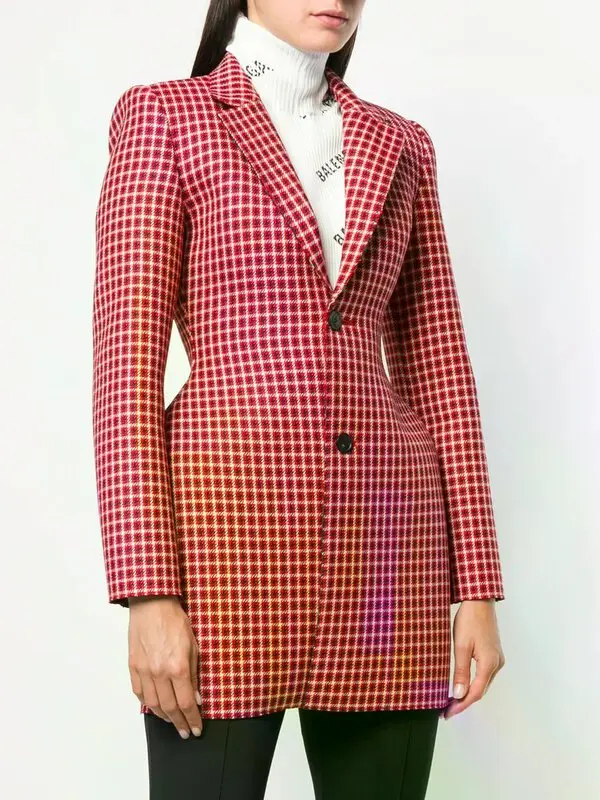 Balenciaga 3d Houndstooth Jacket