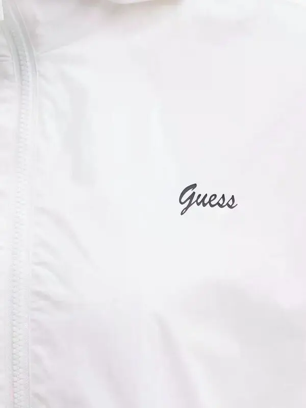 Guess Hooded Zip-front Jacket