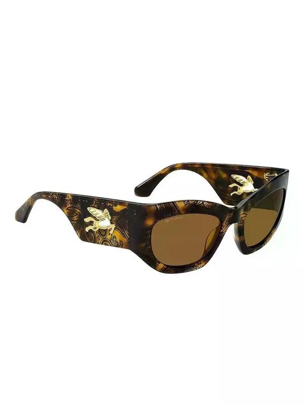 Etro Pegaso Detail Sunglasses - Brown