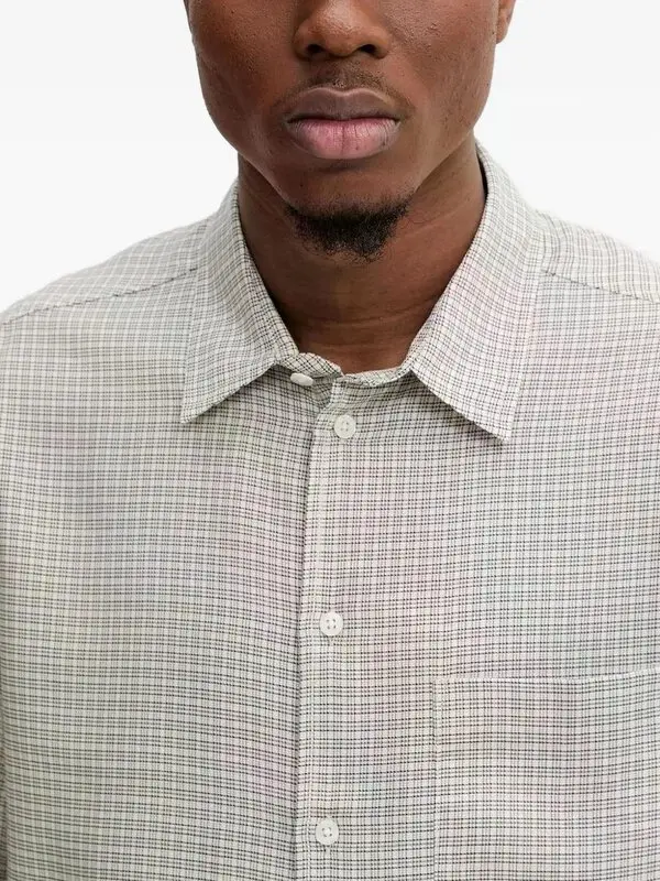 SAMSOE SAMSOE Checked Long-sleeve Shirt