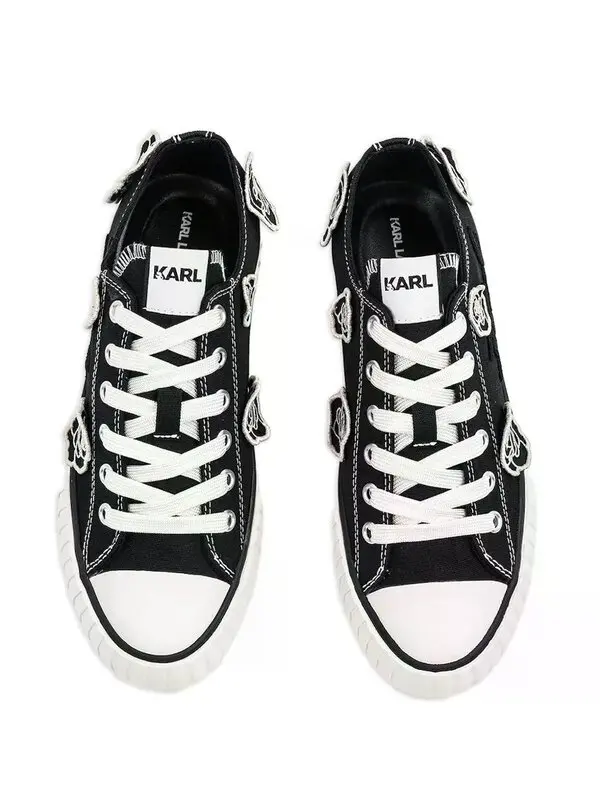 Karl Lagerfeld Rose-embellished Sneakers