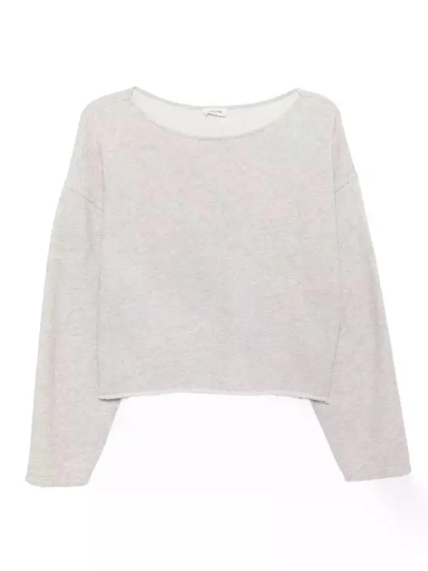 American Vintage Knitted Cotton Top - Grey