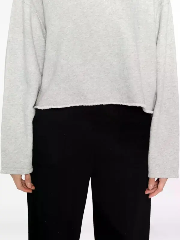 American Vintage Knitted Cotton Top - Grey